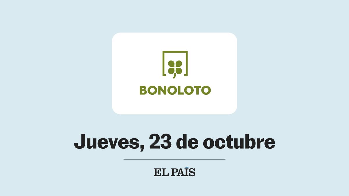 Bonoloto: comprobar sorteo del jueves 23 de octubre | Sorteos: Loterías ...