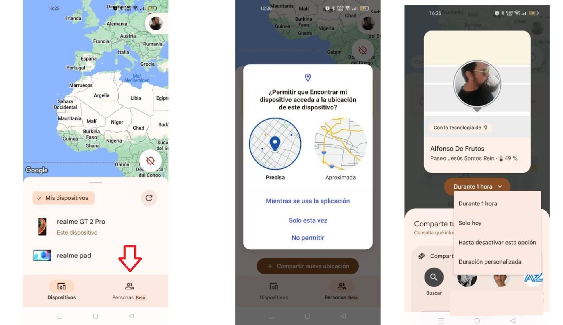 Cómo usar la nueva función en Find My de Google para localizar personas ...