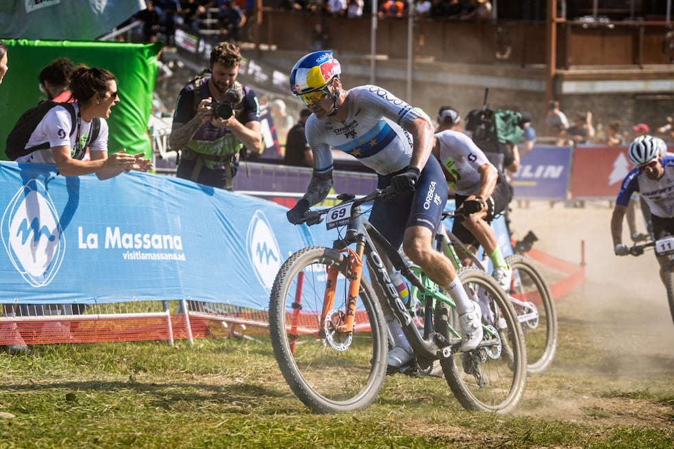 Simon Andreassen, vigente campeón de Europa de la carrera corta de Mountain Bike: “Cuando sufres ...
