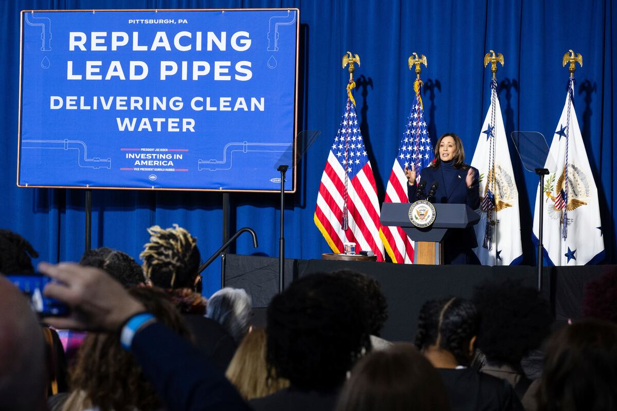 Kamala Harris announces $5.8 billion for water infrastructure projects ...