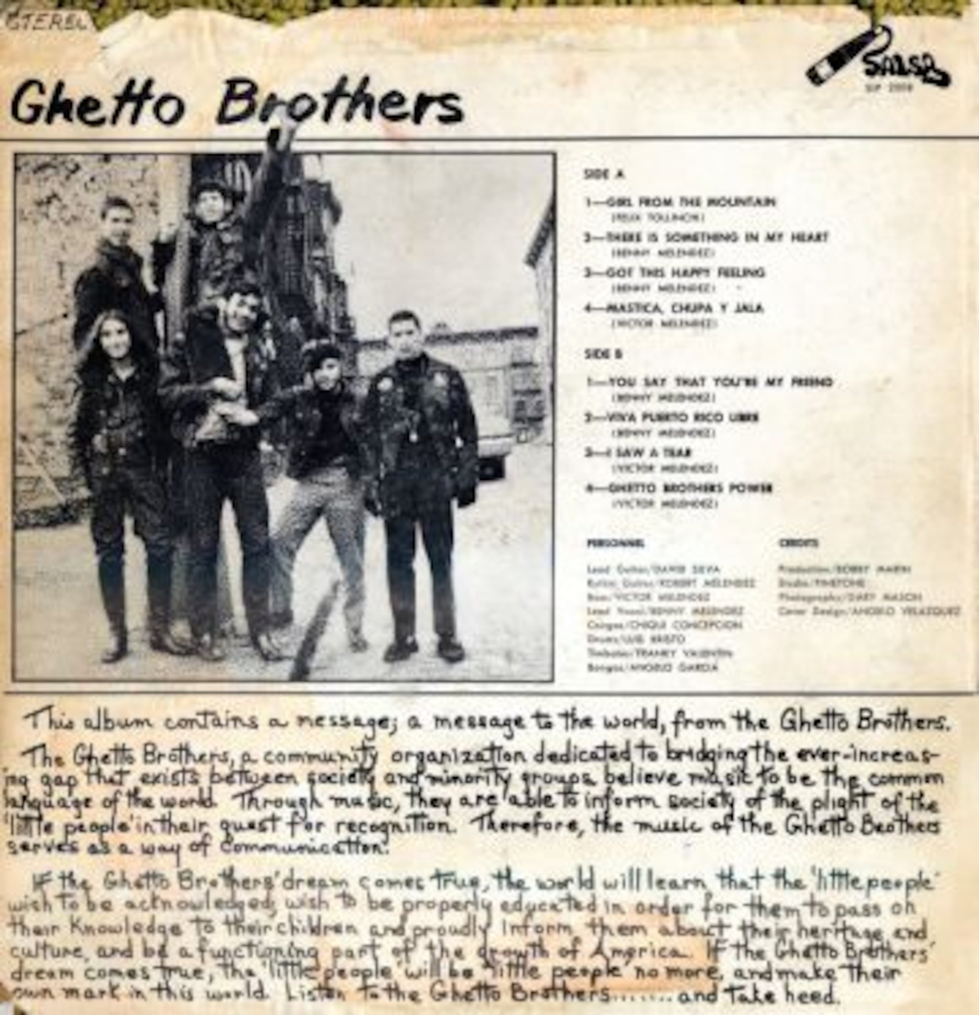 Ghetto Brothers: La leyenda de Benjamin Meléndez, pandillero y ...