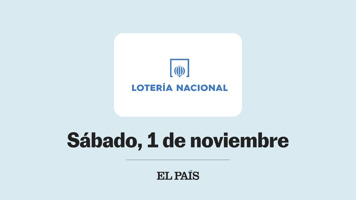 Lotería Nacional: sorteo del sábado 1 de noviembre | Sorteos: Loterías ...