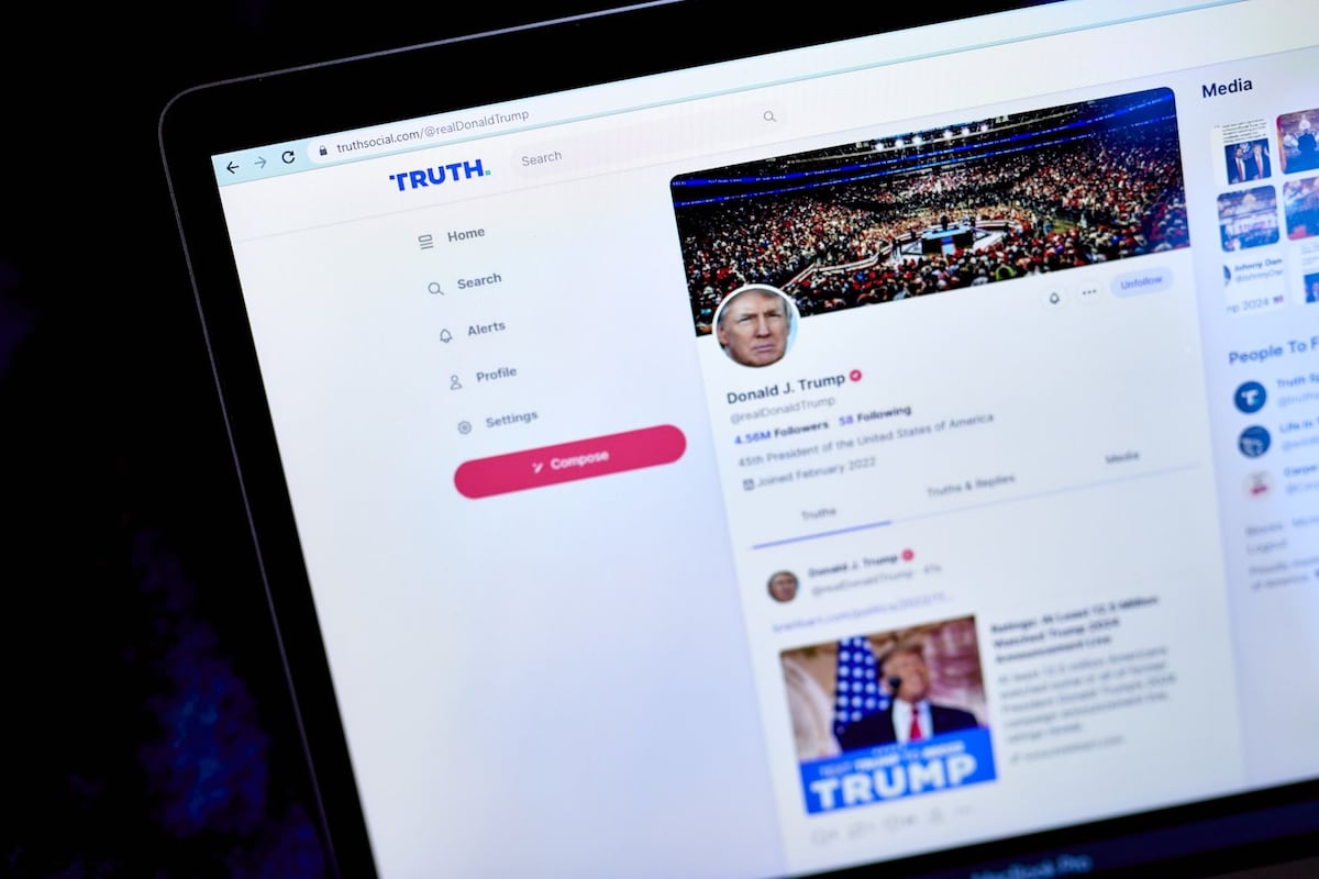 Wall Street debut of Trump’s Truth Social network could net him stock ...