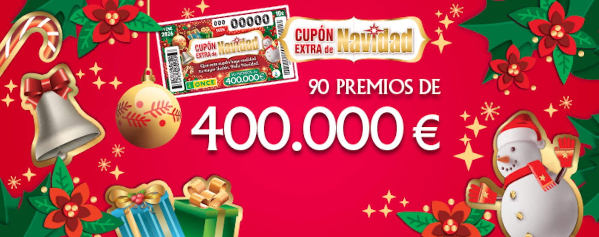 Cupón Extra de Navidad de la ONCE del 1 de enero de 2026: comprobar los ...