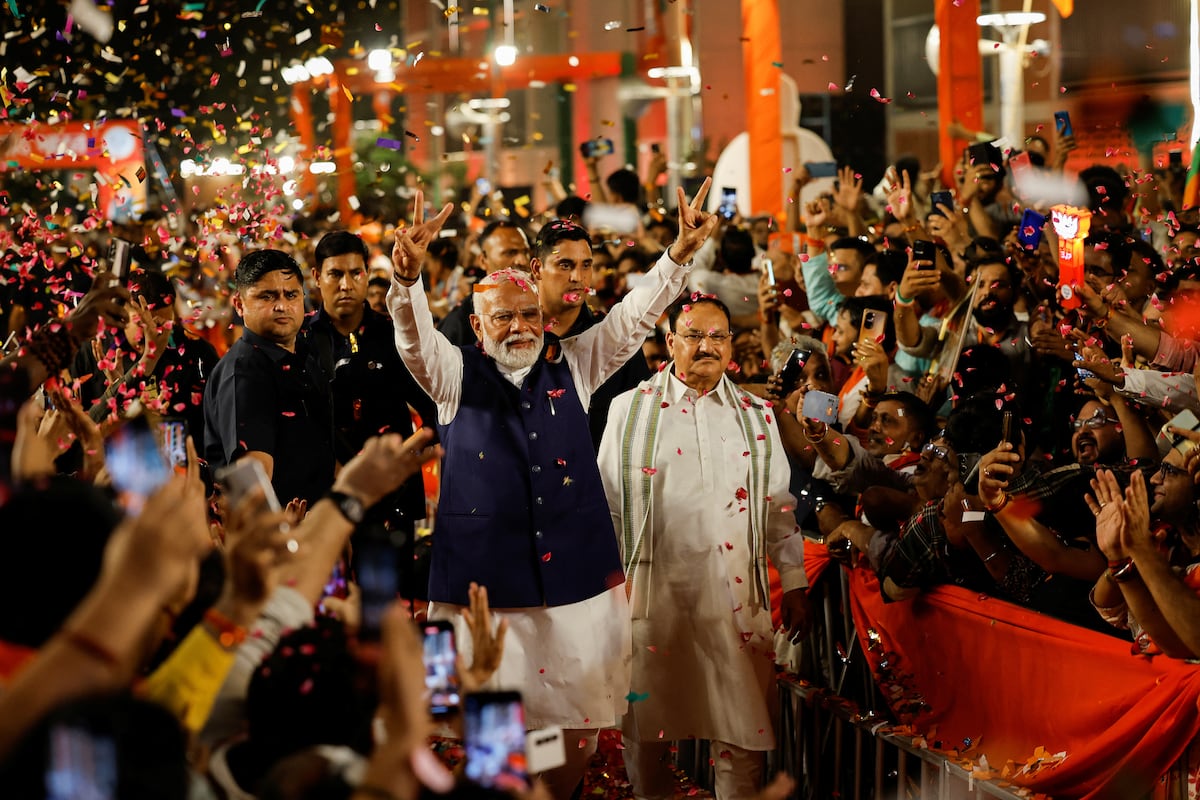 Modi se proclama vencedor de las elecciones en la India con una ...