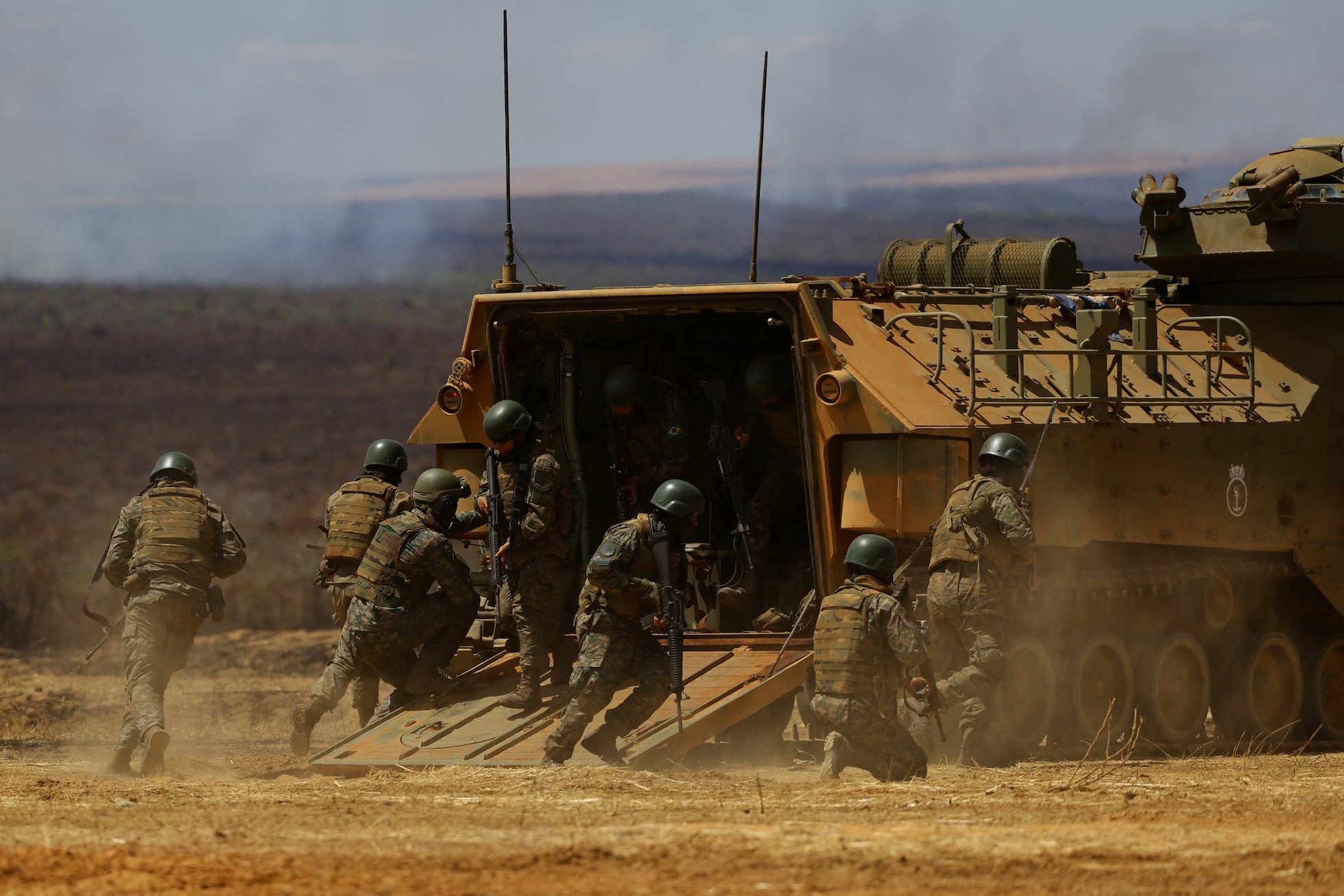 US and Chinese soldiers take part in joint military exercises in Brazil ...