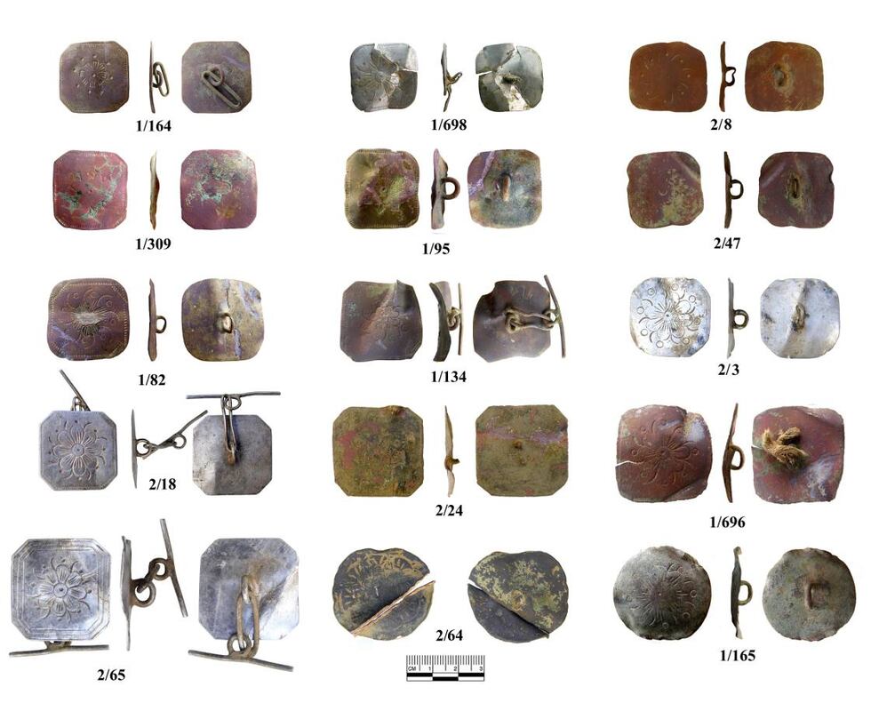 Three hundred years of war stories as told by lost buttons | Culture ...