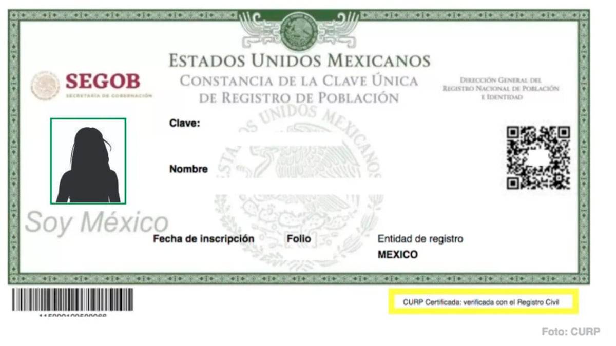 CURP con foto: así será la nueva identificación oficial que se discute ...