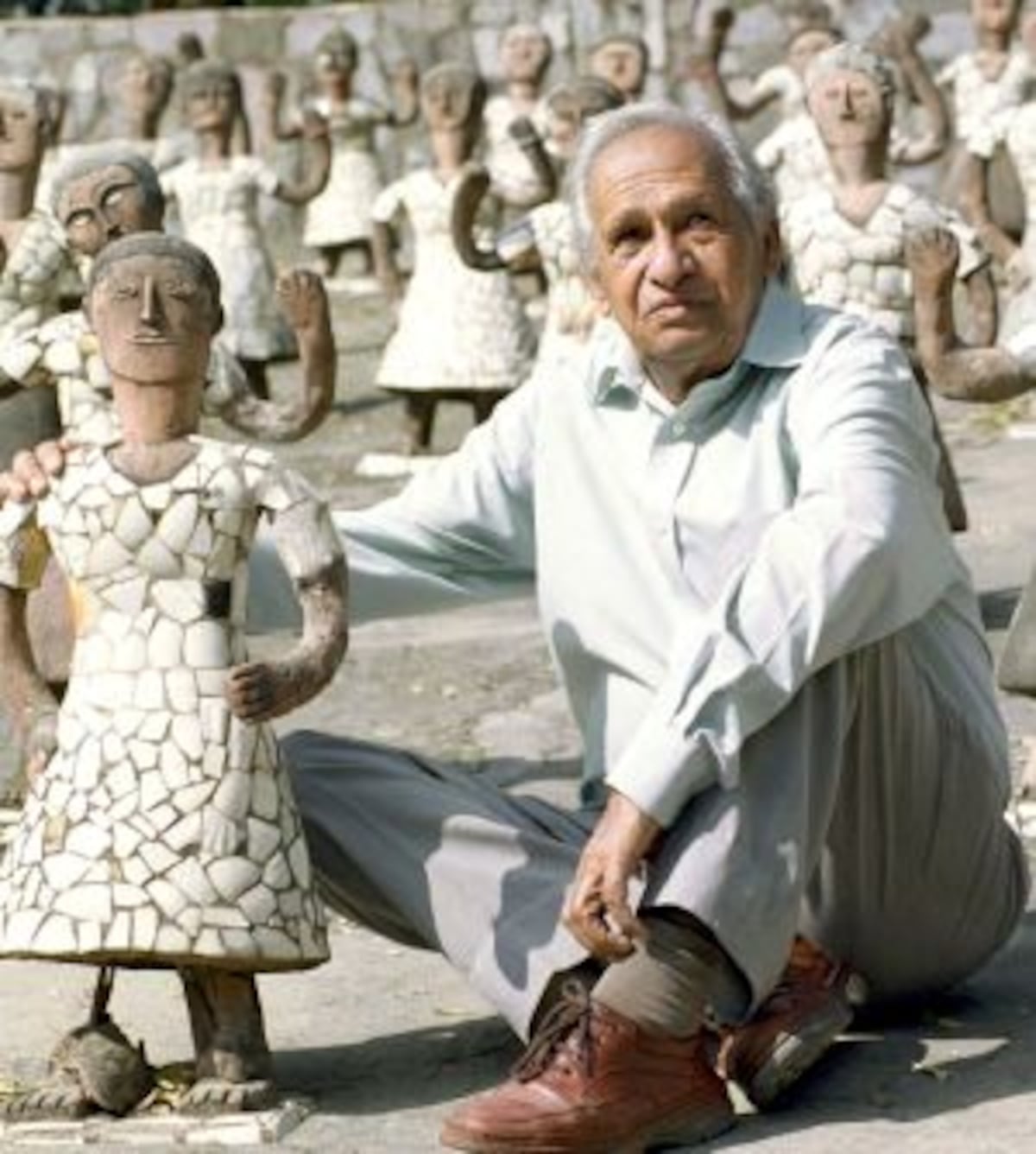 Nek Chand, creador de un mundo de fantasía a partir de desechos ...