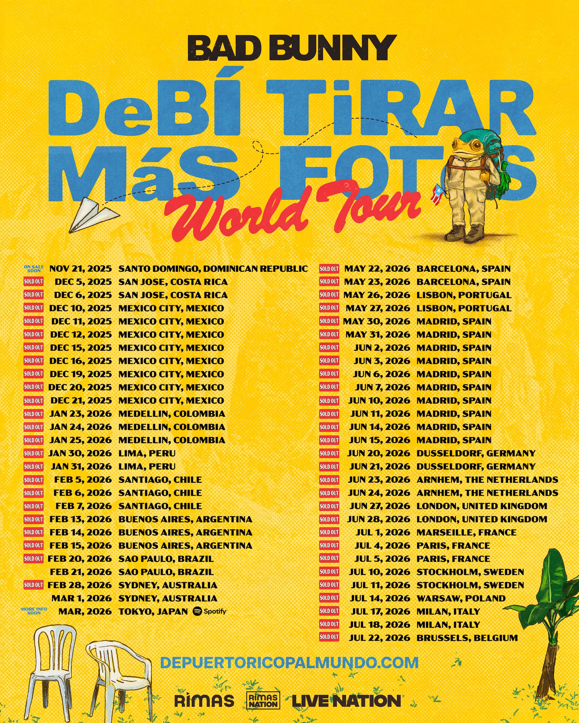 Si Bad Bunny agotó sus conciertos en España, ¿cómo es posible que ...