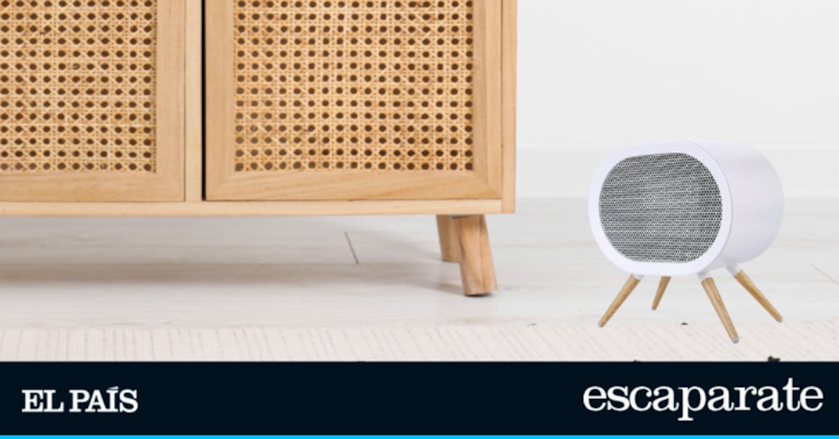 Así es el calefactor pequeño, barato y de diseño que queda bien en ...