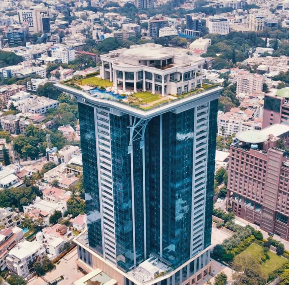 Helicopter pads, infinity pools and wine cellars at 400 feet: The ...