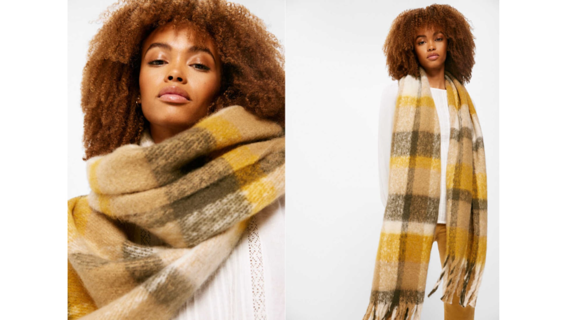 Ocho maxi bufandas que son tendencia esta temporada | Estilo de vida ...