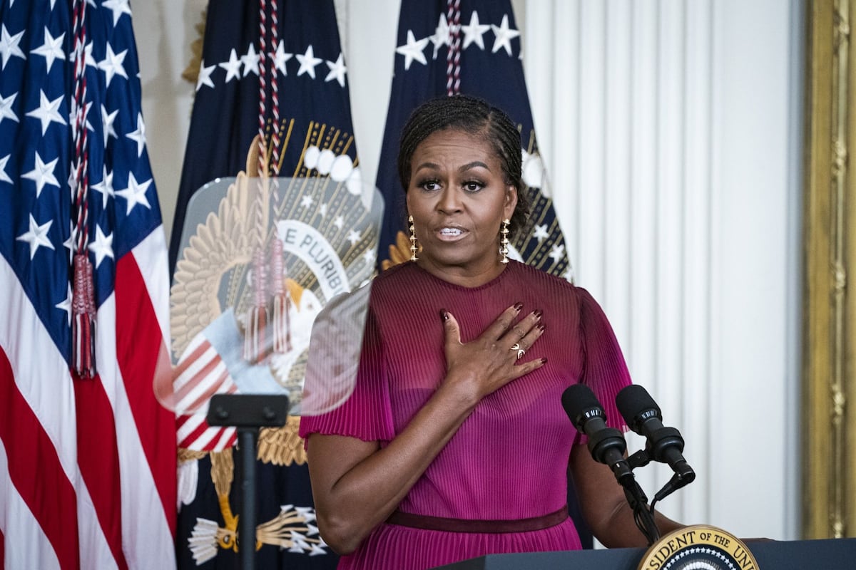 El emotivo discurso de Michelle Obama al descubrir su retrato en la ...