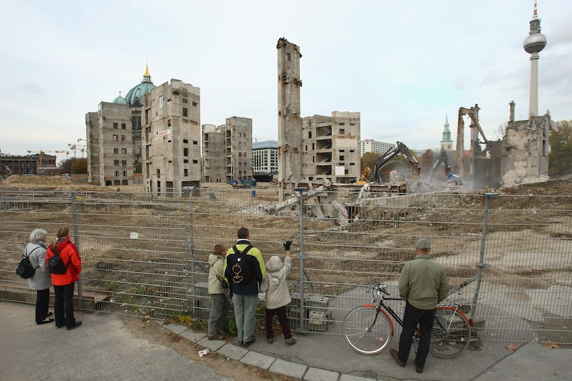A demolished communist palace and other rubble: How Berlin is managing ...