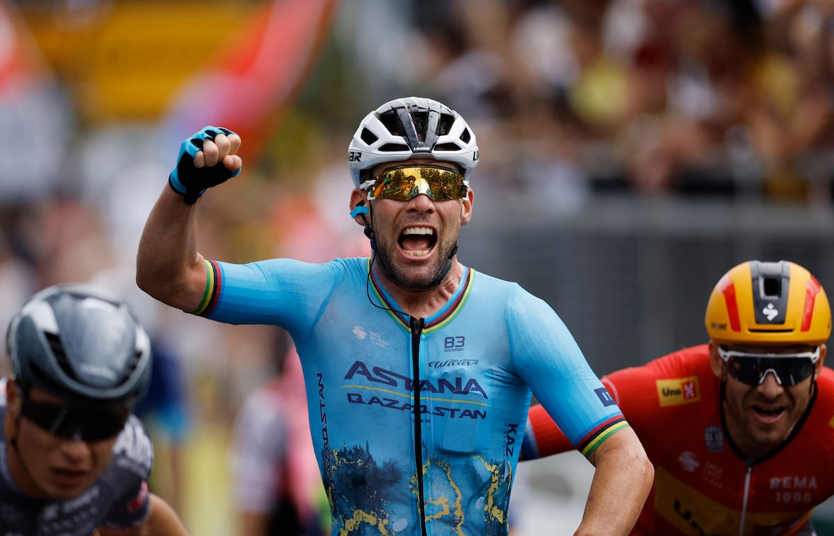 Cavendish gana al sprint su 35ª etapa y supera a Merckx como el ...