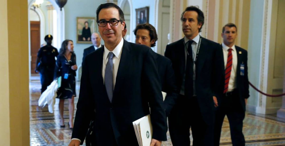 Former Treasury Secretary Steve Mnuchin says he’s putting together ...