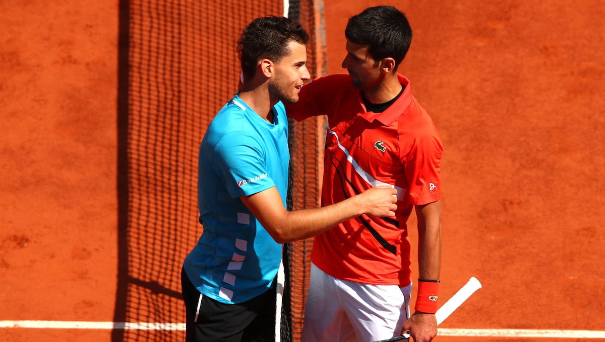 La semifinal de Roland Garros entre Thiem y Djokovic, en imágenes ...