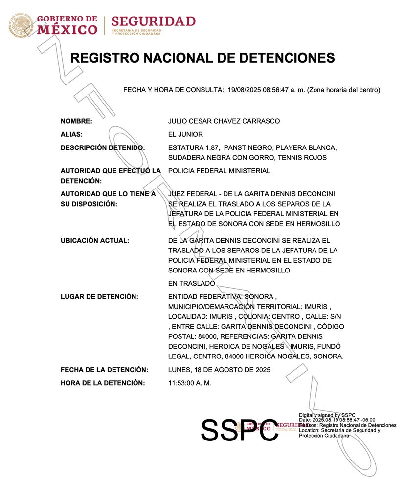 Julio César Chávez Jr. deported to Mexico after being arrested in the ...