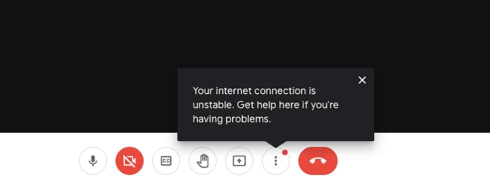 Google Meet te avisará cuando la calidad de la conexión sea la peor del ...