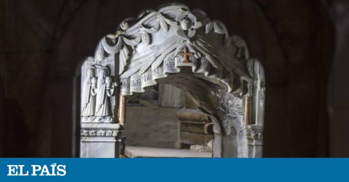 O sepulcro de Jesus Cristo é aberto pela primeira vez em séculos ...