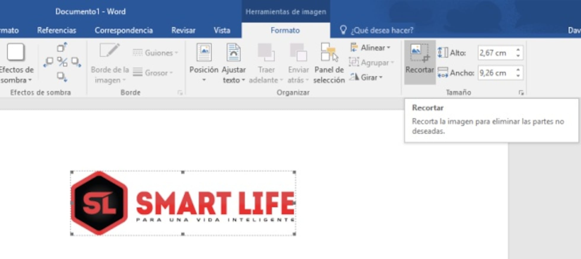 Cómo recortar una imagen dentro de un documento de Word | Lifestyle ...