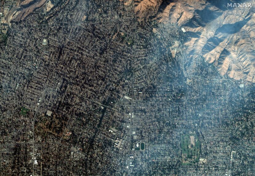 Satellite images reveal the scale of devastation from Los Angeles ...