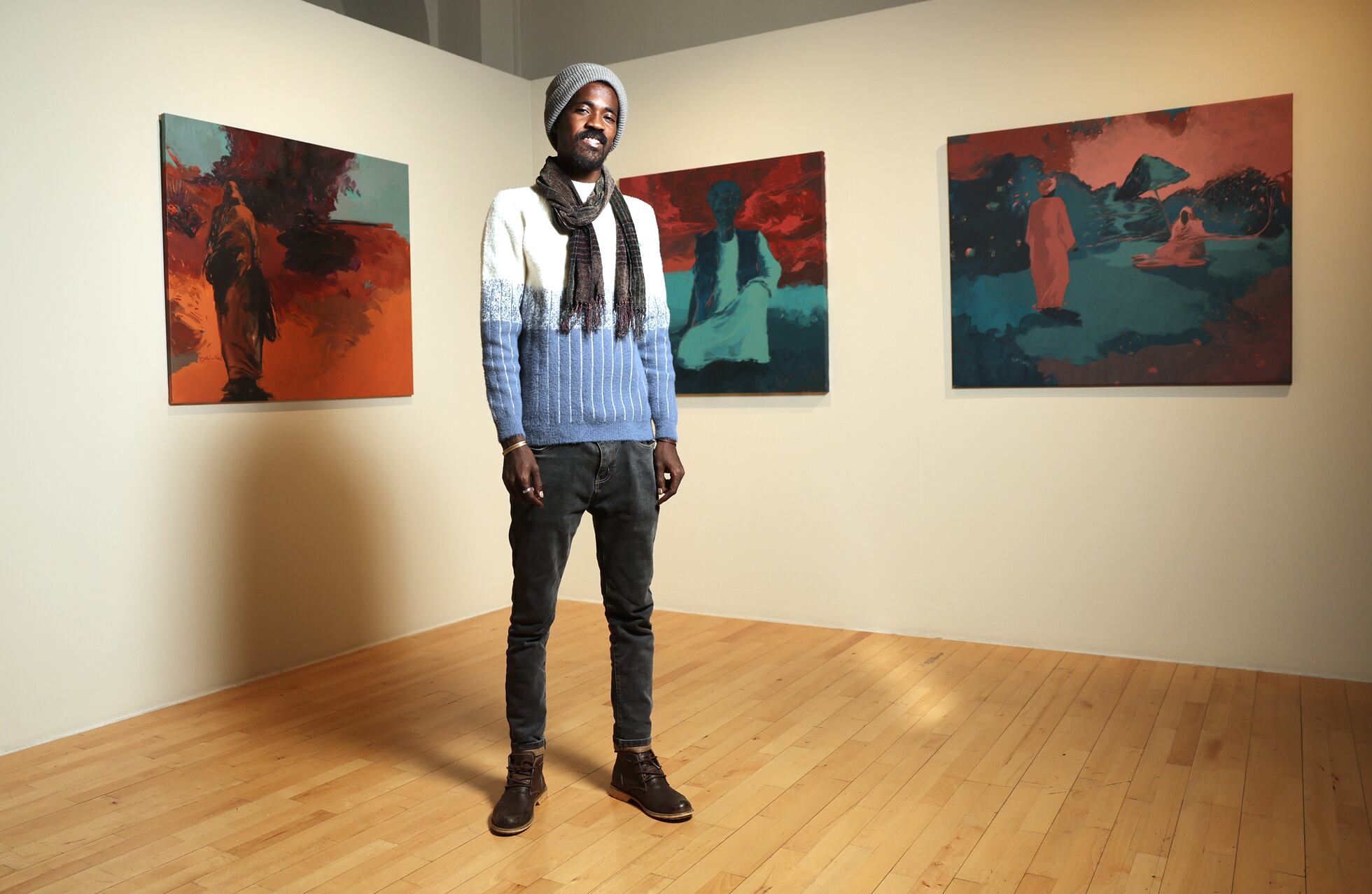 “Arte refugiado” de Sudán: los cuadros que escaparon de la guerra ‘in ...