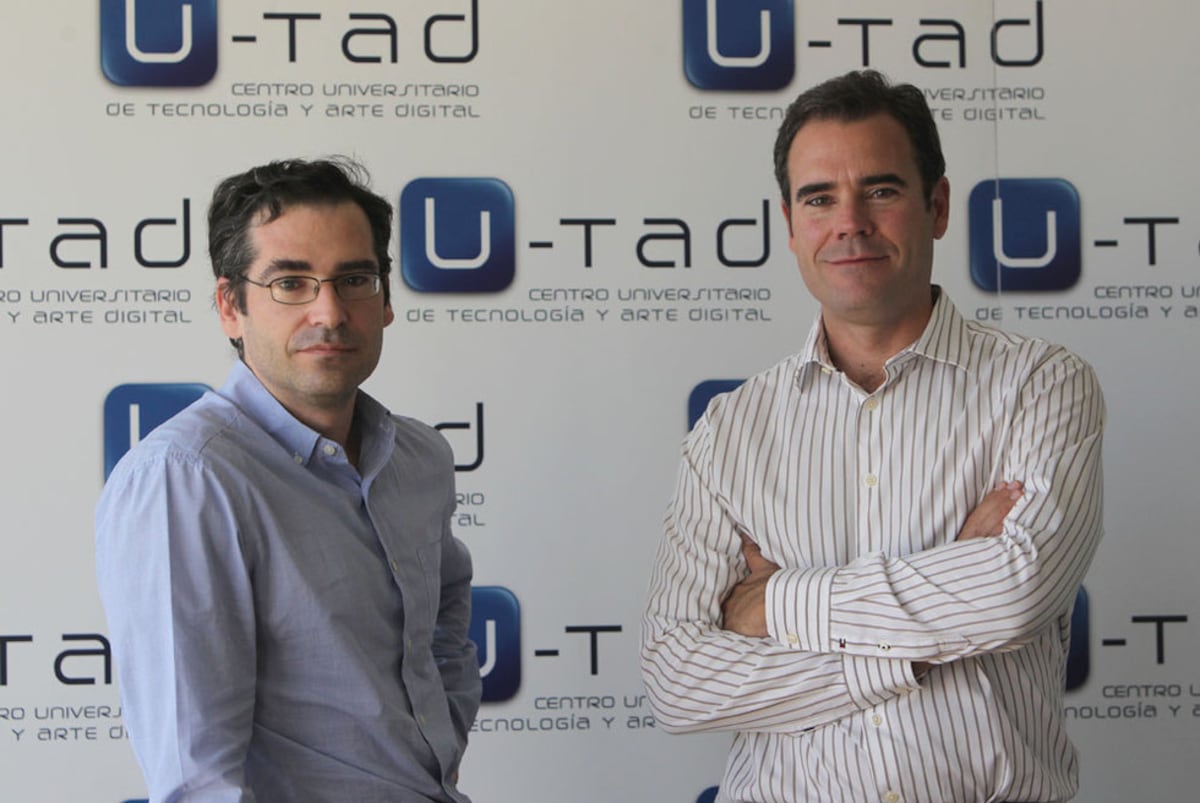 Los hermanos Ignacio y Javier Pérez Dolset, en la sede de U-tad ...