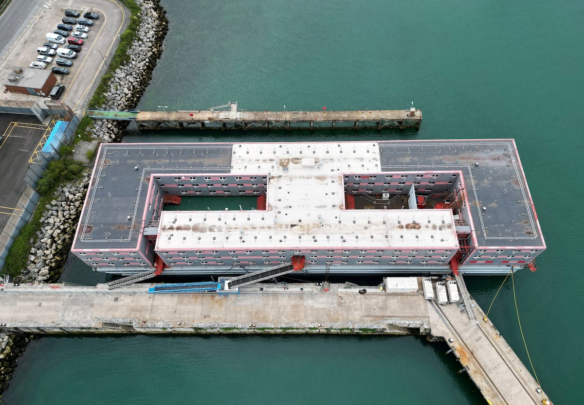 Britain’s barge for asylum seekers faces new setback as legionella ...