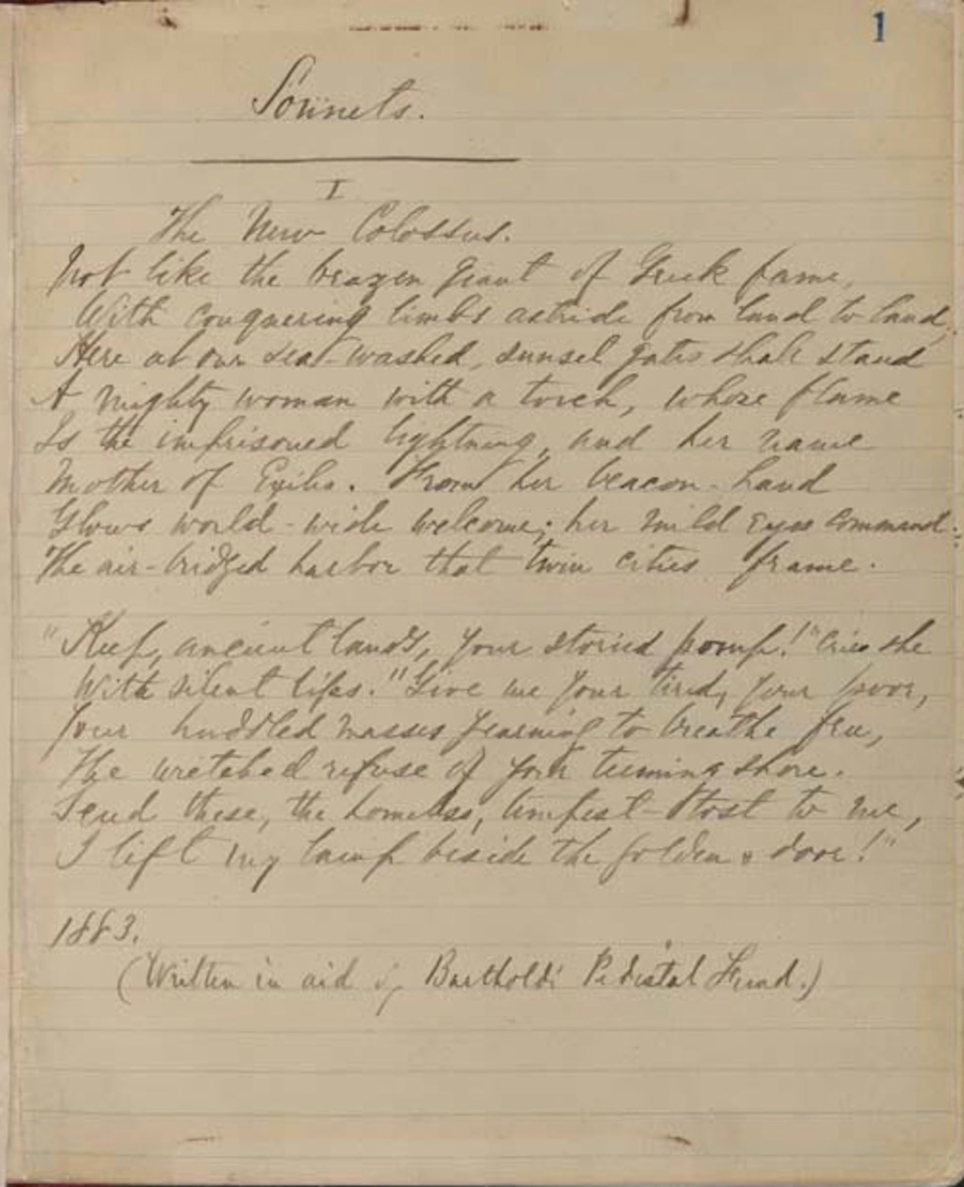 Emma Lazarus: The feminist poet who wrote the famous verses on the ...