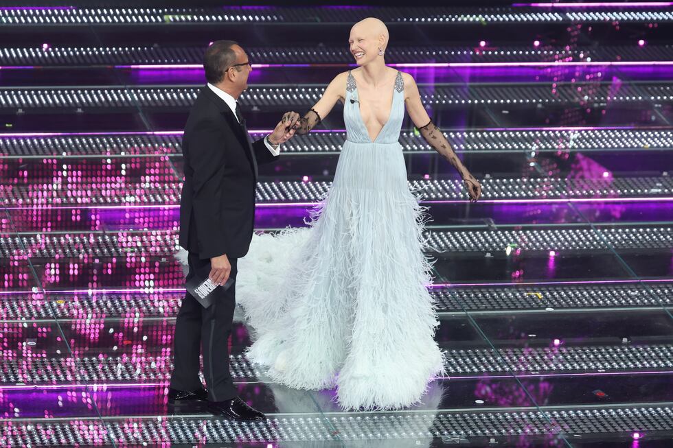 La supermodelo Bianca Balti reaparece en el Festival de San Remo ...