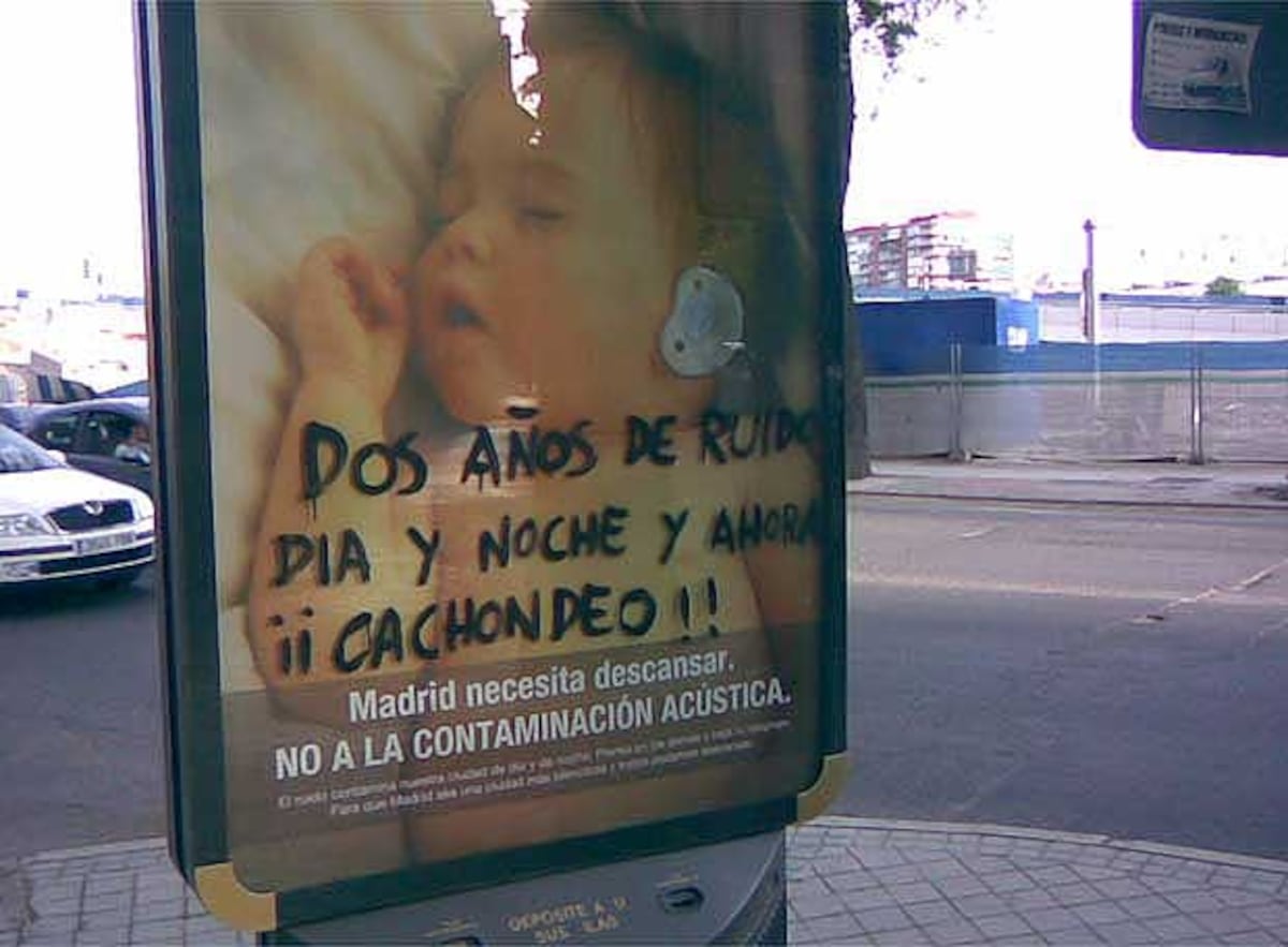 Cartel contra la contaminación acústica | España | EL PAÍS