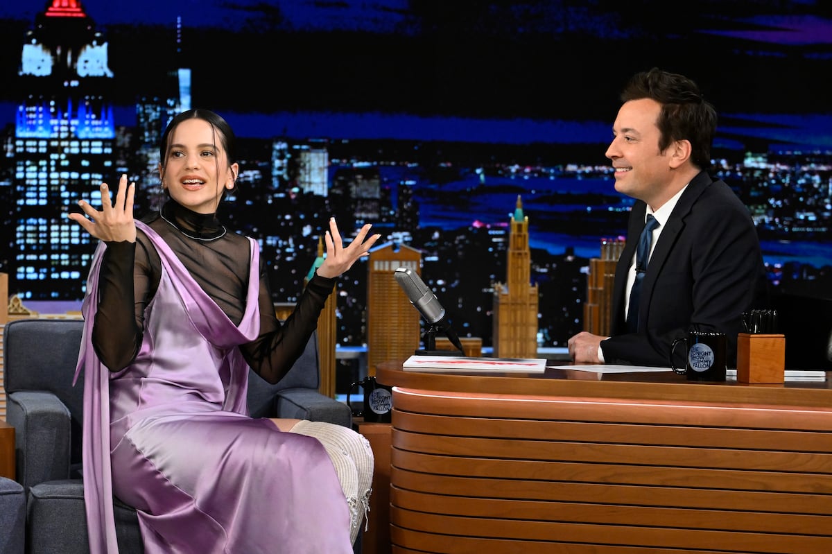 Rosalía charms Jimmy Fallon’s audience with an anecdote about Harry ...