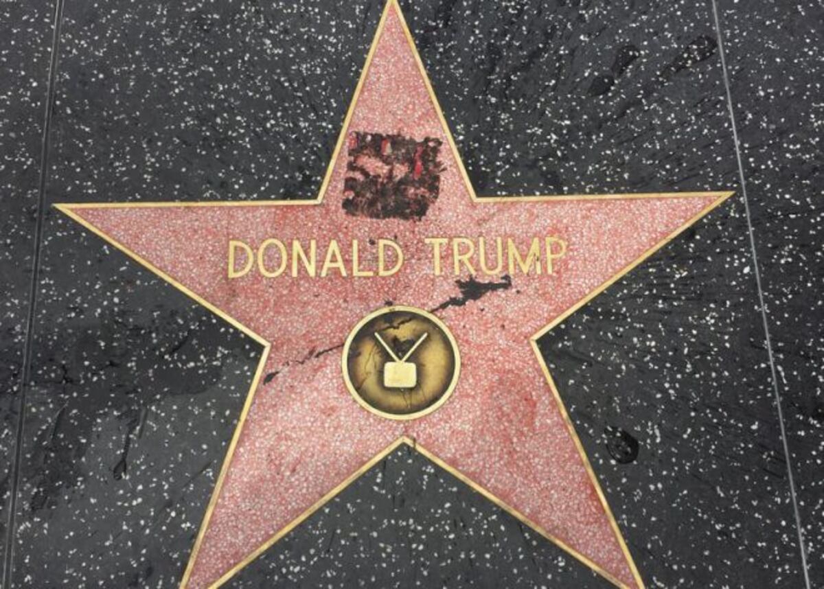La estrella de Donald Trump en Hollywood, blanco de todas las iras ...