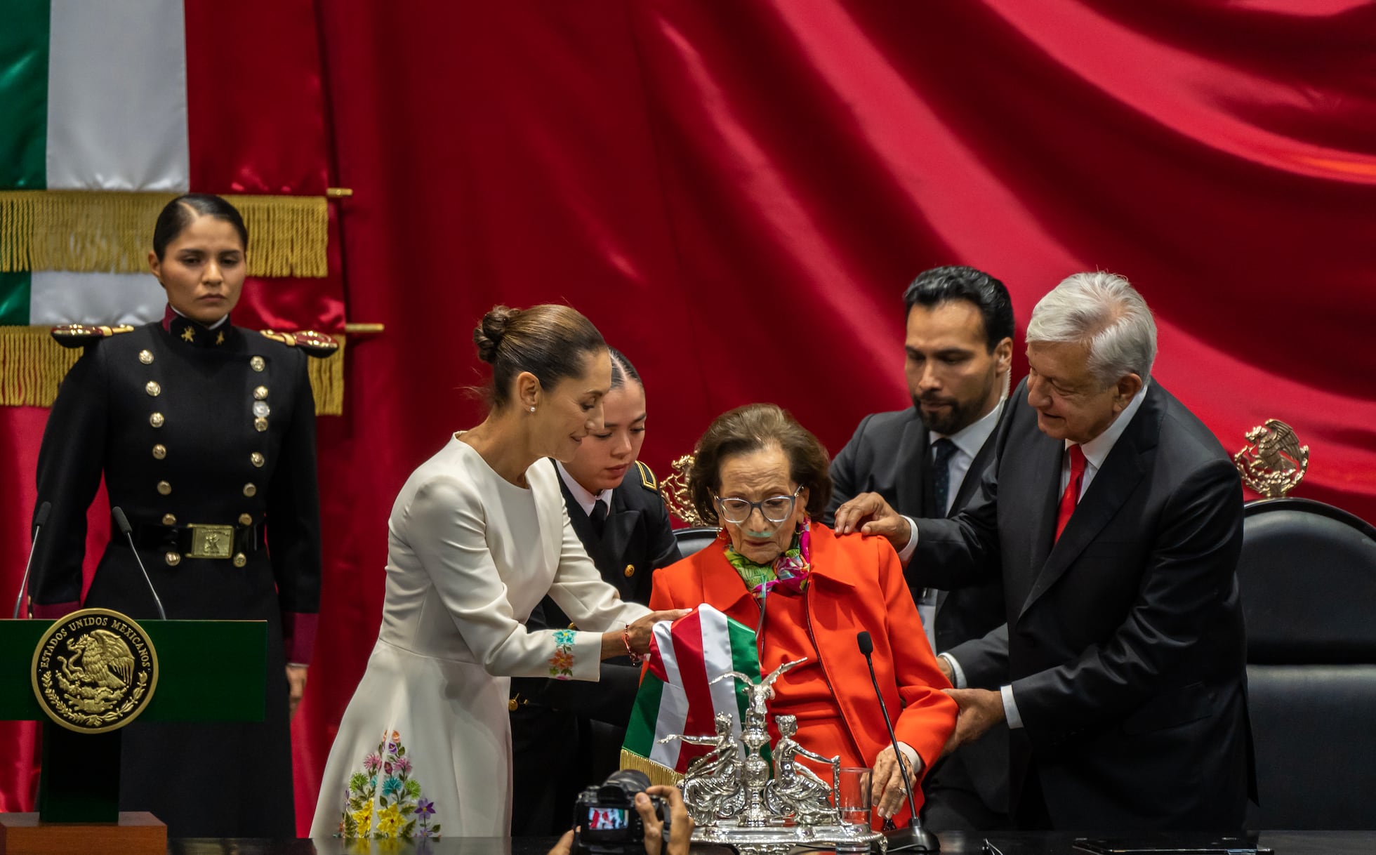 La toma de protesta de Claudia Sheinbaum como presidenta de México, en ...
