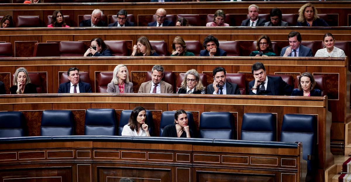 Irene Montero se queda sola con Belarra en el hemiciclo | España | EL PAÍS