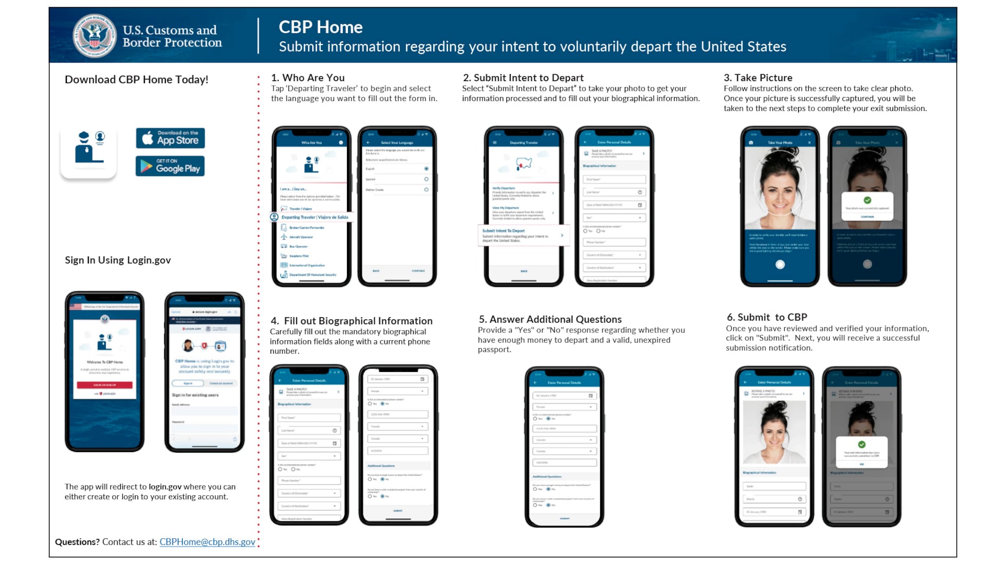 Paso a paso: cómo utilizar CBP Home, la nueva aplicación para “autodeportarse” | Inmigración en ...