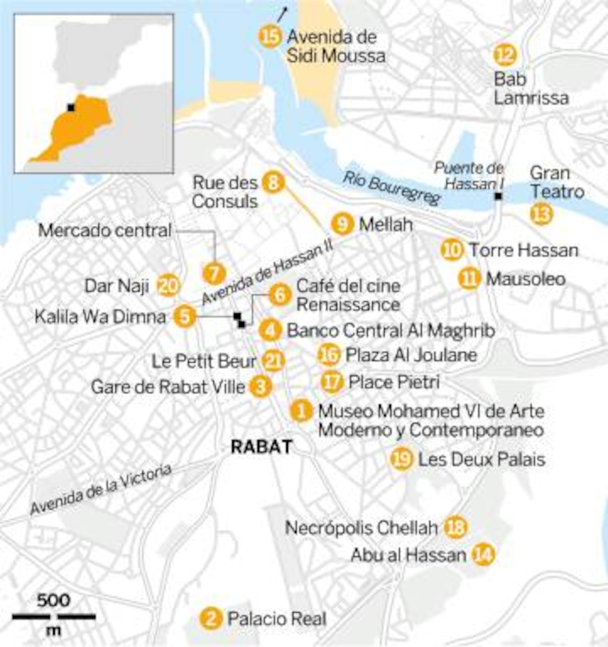 Rabat, dentro del laberinto blanquiazul de los Udayas | El Viajero | EL ...