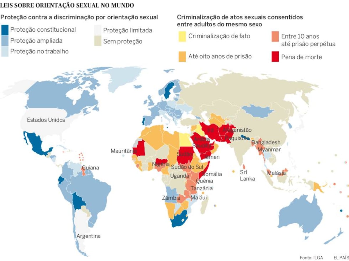 Morrer por ser gay: o mapa-múndi da homofobia | Internacional | EL PAÍS ...