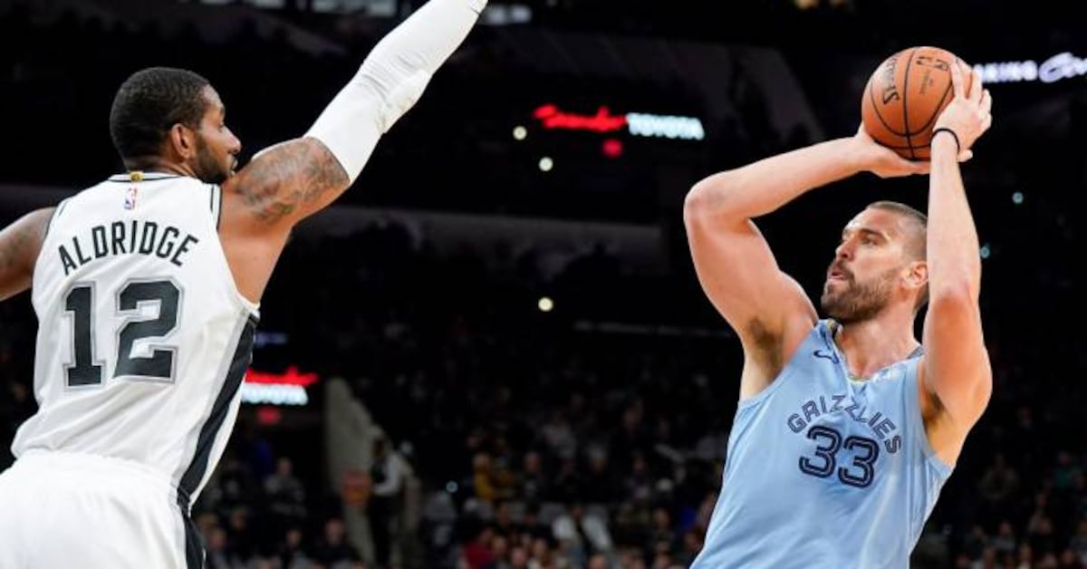 Marc Gasol decide ante los Spurs y los Grizzlies ya son líderes del ...