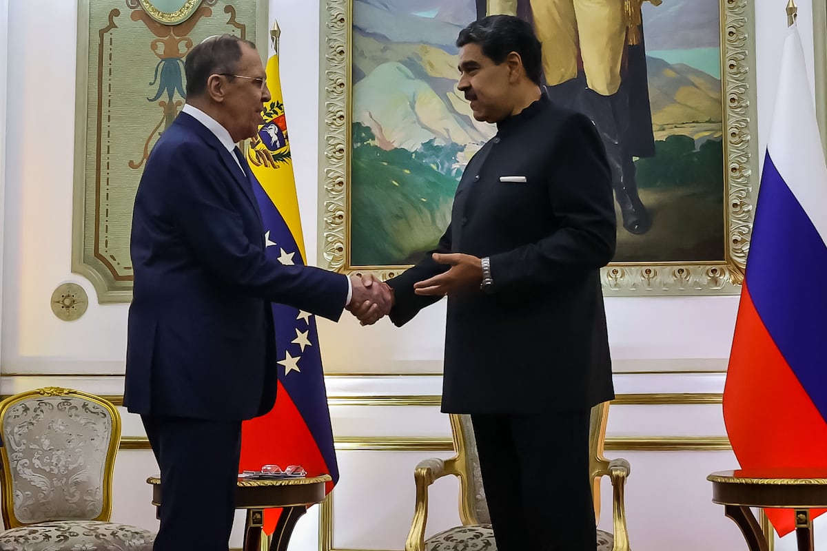 Russian foreign minister visits Caracas and reaffirms support of ...