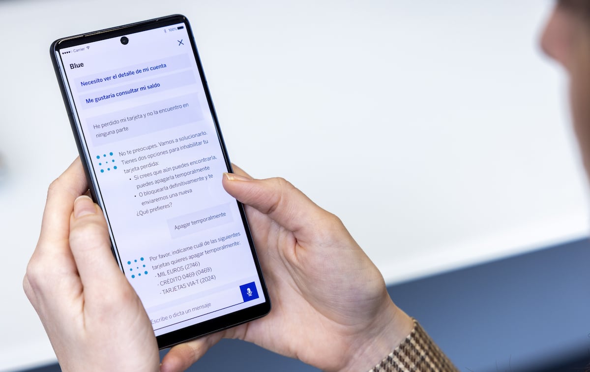 ¿Qué hago si pierdo mi tarjeta? BBVA presenta ‘Blue’, el primer ...