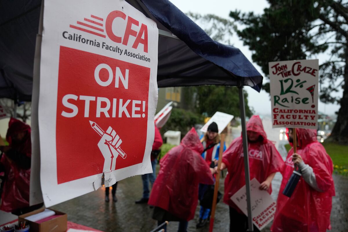 California State University faculty launch weeklong strike across 23 ...