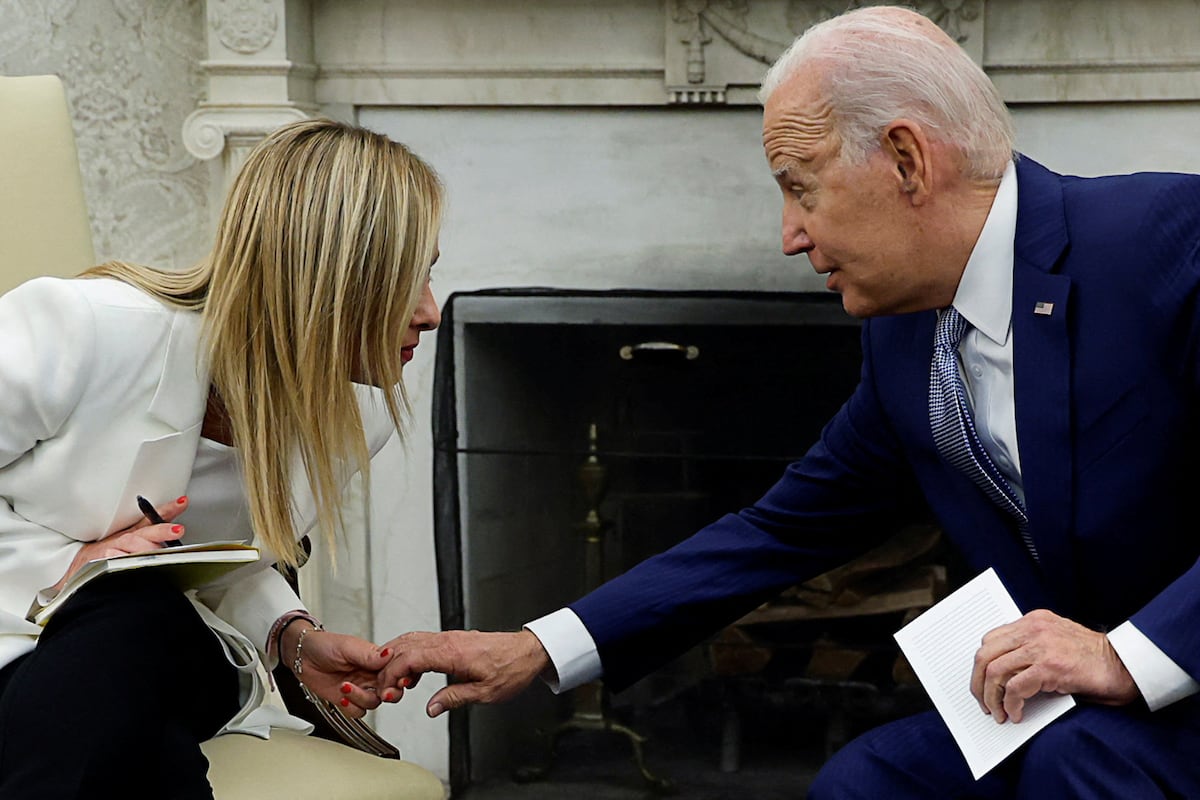 Georgia Meloni asegura que las relaciones de Italia y EE UU son sólidas ...