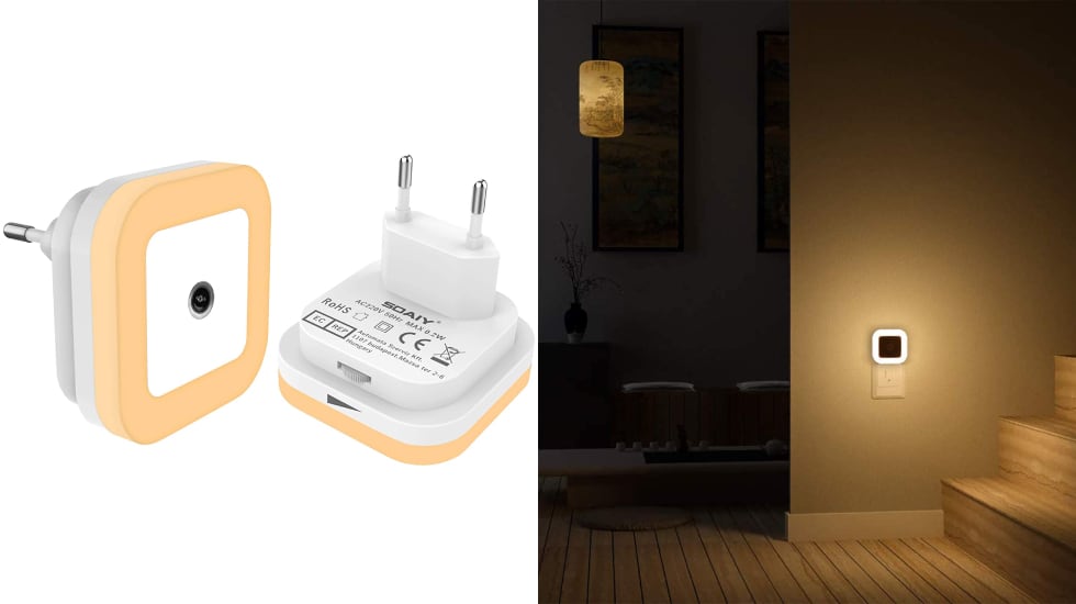 12 luces con sensor de movimiento para el interior y exterior de casa ...