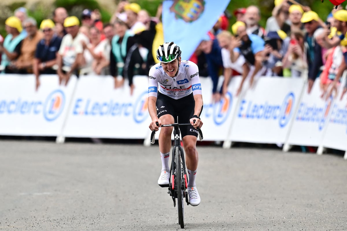 Tadej Pogacar responde con un ataque a Vingegaard y se lleva la sexta etapa del Tour de Francia ...