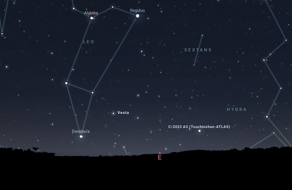 Cómo ver el paso del cometa A3 Tsuchinshan-ATLAS en su punto más ...