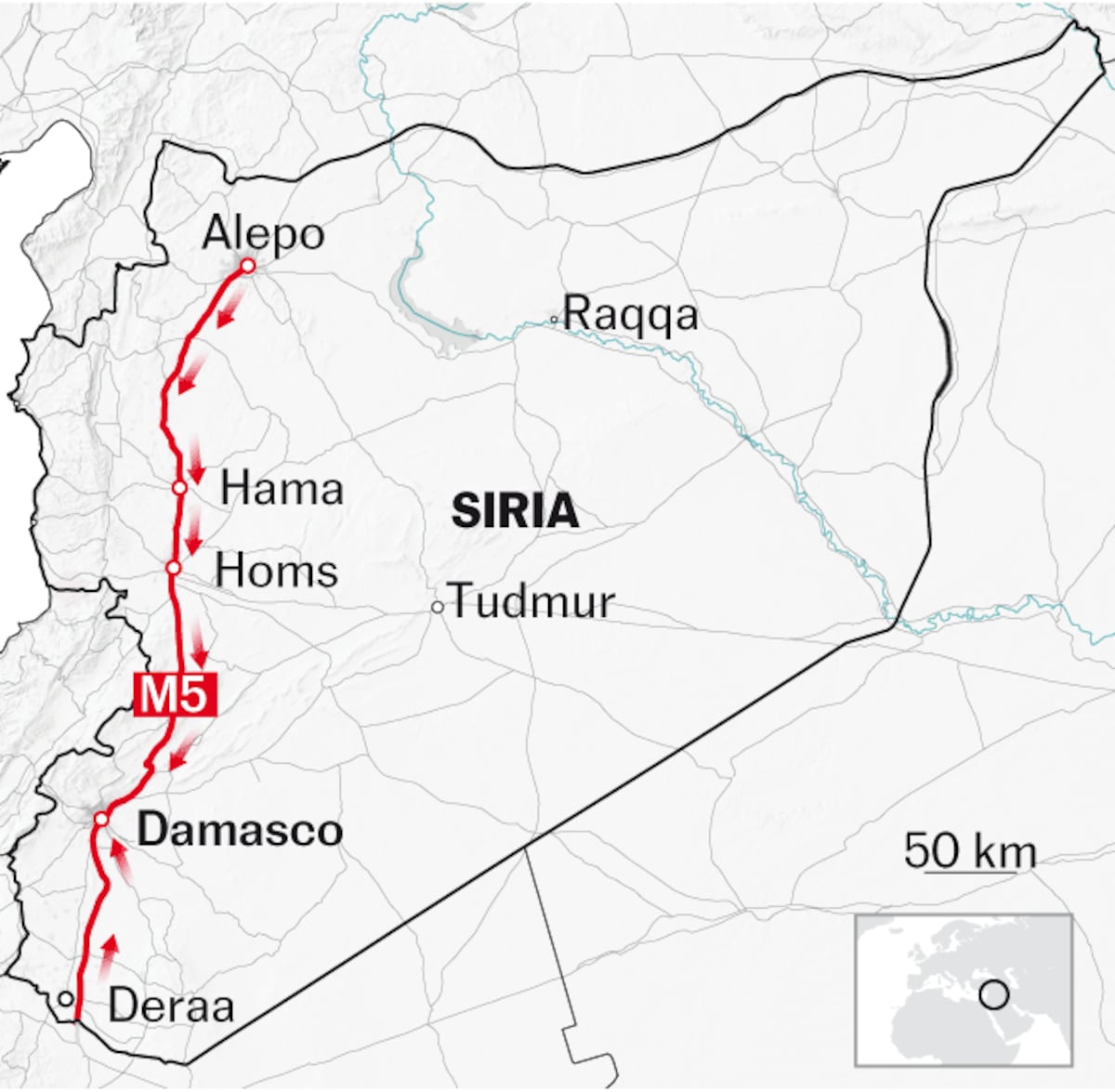 La victoria de los rebeldes de Siria, en mapas | Internacional | EL PAÍS