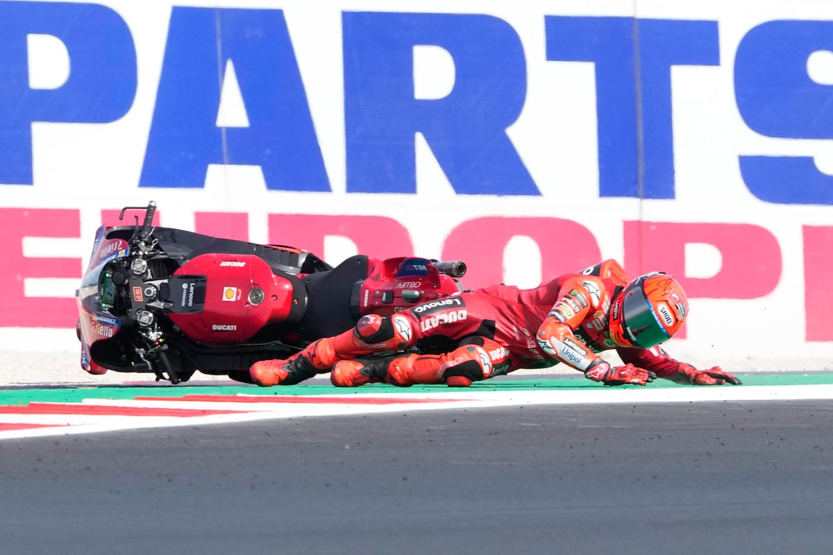 La ambición puede con Marc Márquez en una ‘sprint’ del GP de San Marino ...